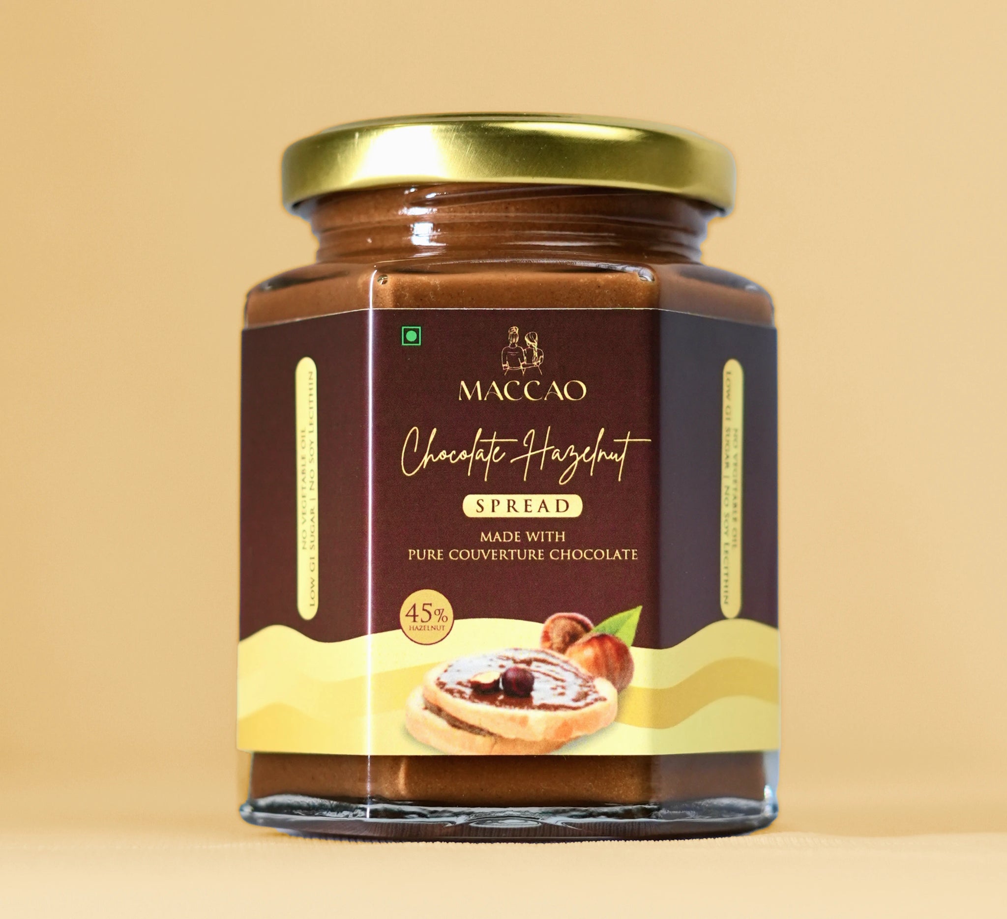 Chocolate Hazelnut Spread – 45% Hazelnuts & Couverture Chocolate